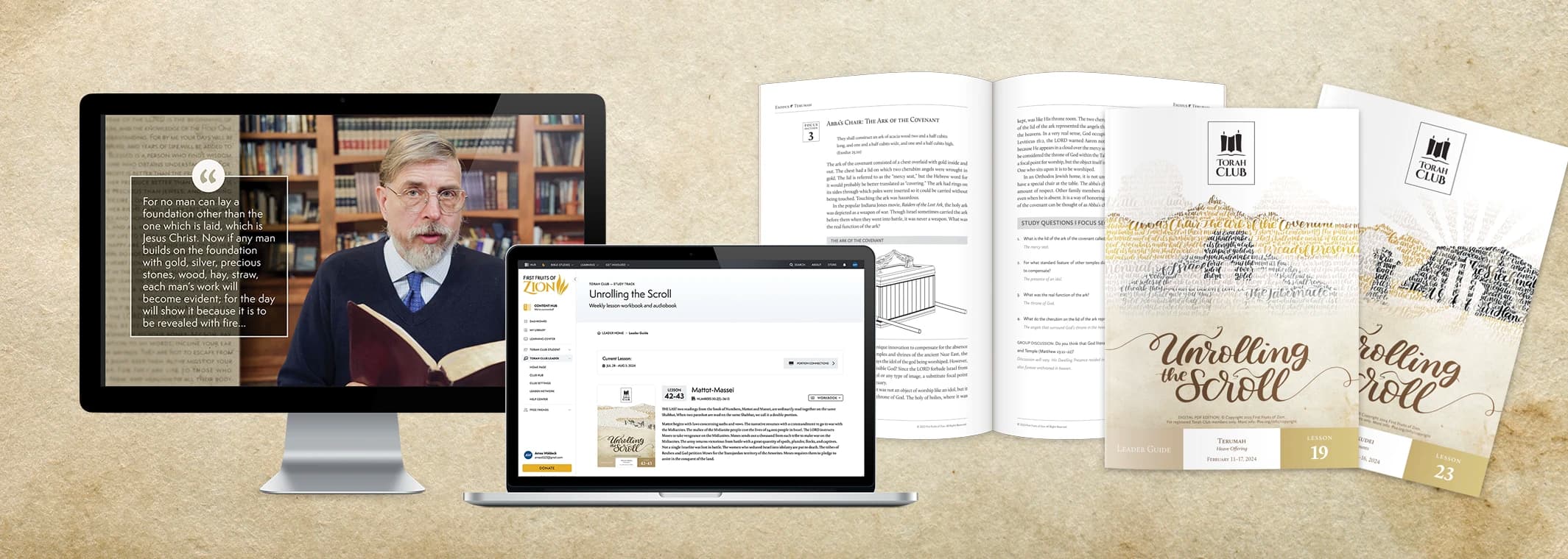 Unrolling the Scroll Study Track | Torah Club | FFOZ